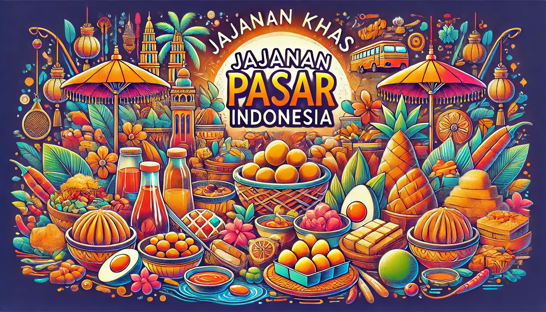 Jajanan Pasar Khas Indonesia - Ciceroleather