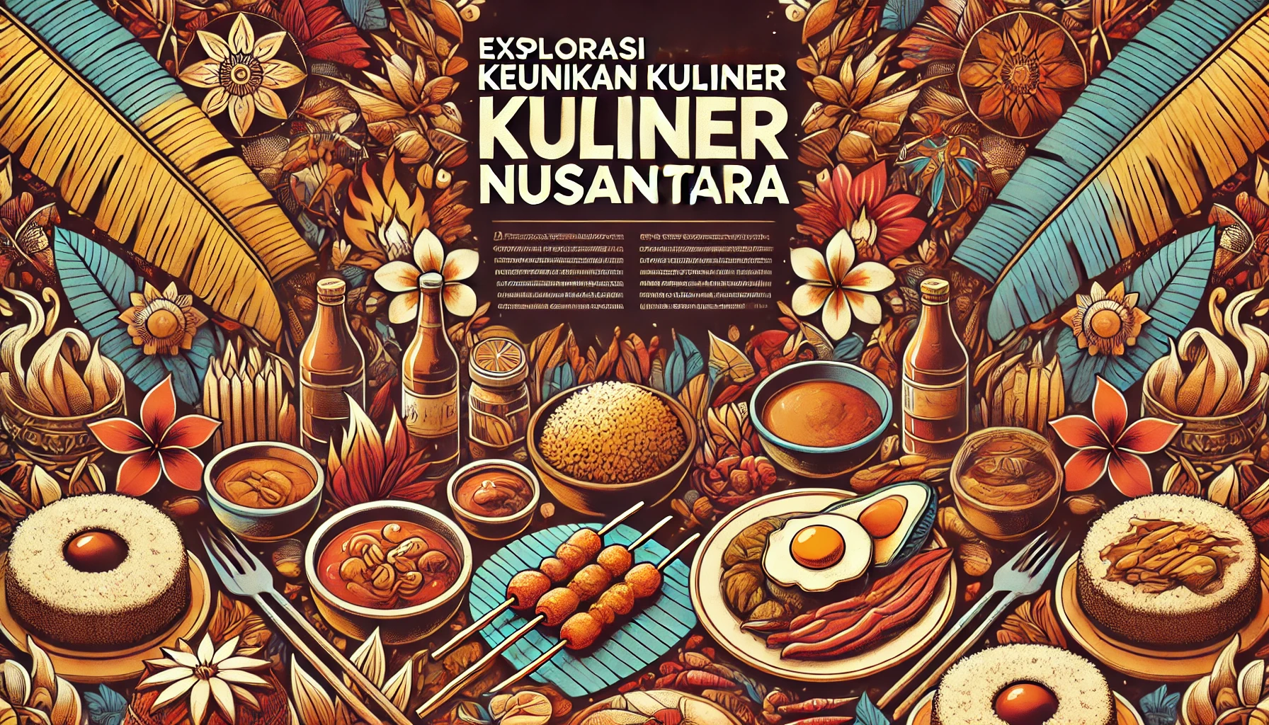 Eksplorasi Keunikan Kuliner Nusantara - Ciceroleather